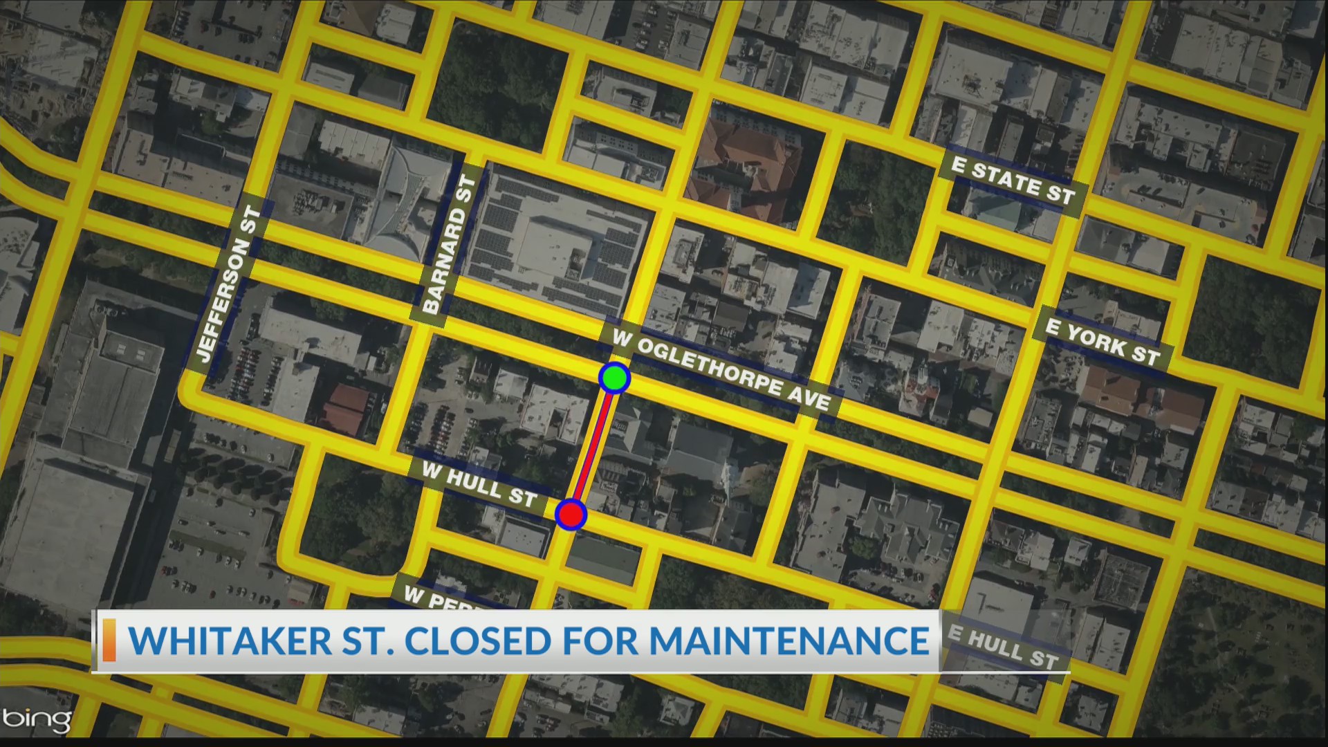 Road closure for storm drain work – WSAV-TV