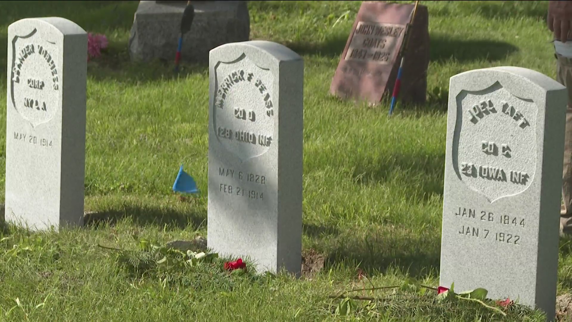 15 veterans receive marked graves, ceremonies a century after their ...