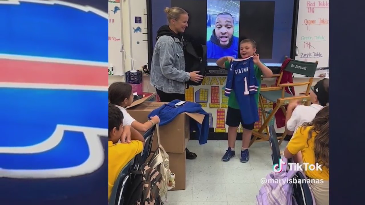 Florida teacher inspires students through NFL stats, Bills take note ...