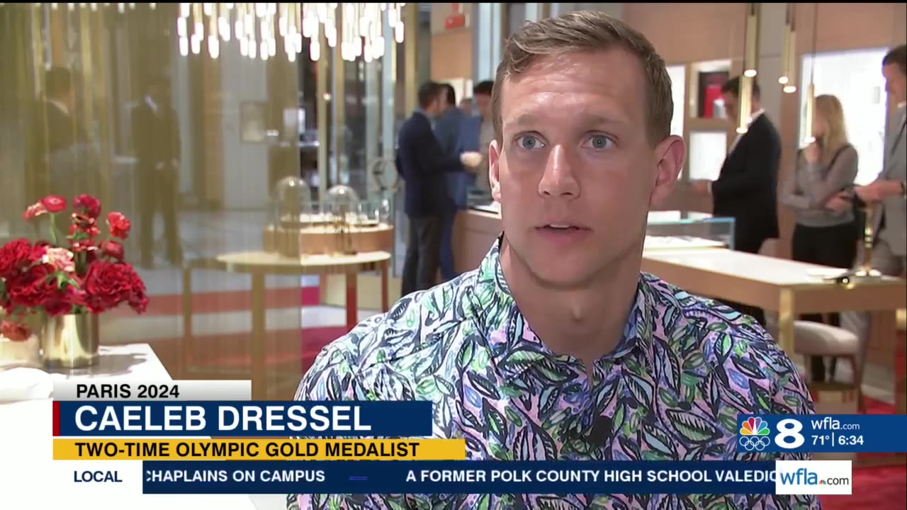Swimmer Caleb Dressel reflects on Olympics – WFLA