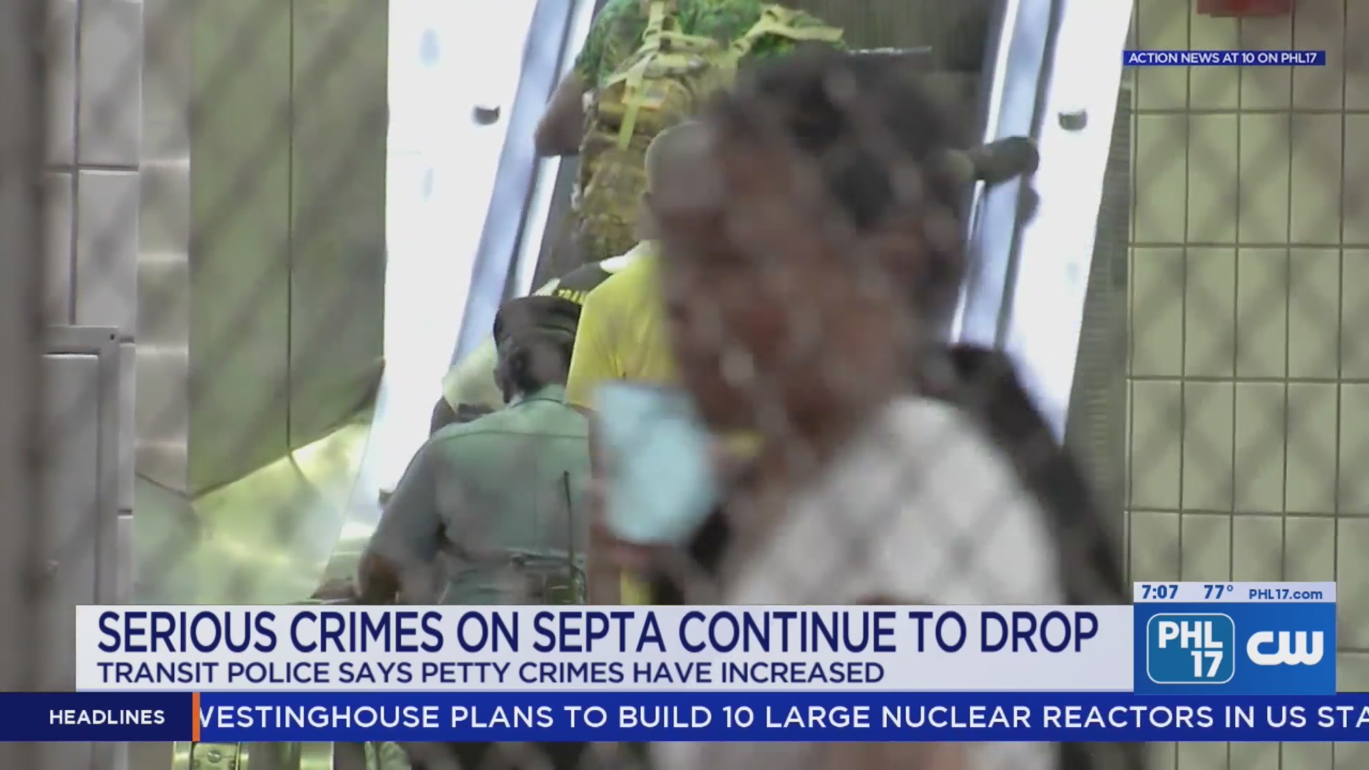 Serious crimes on SEPTA continue to drop, while petty crimes are on the ...