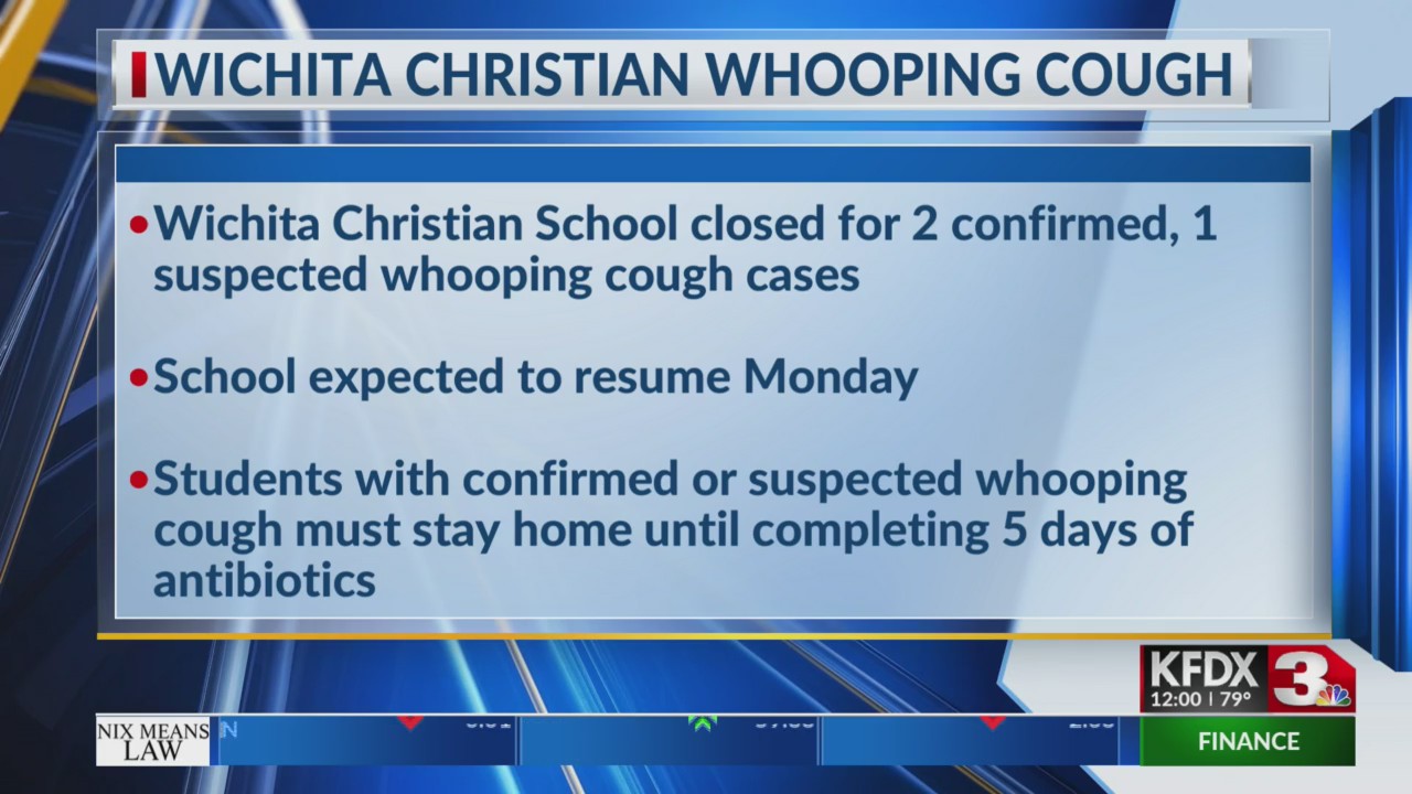 Wichita Christian closes due to Whooping Cough – Texomashomepage.com