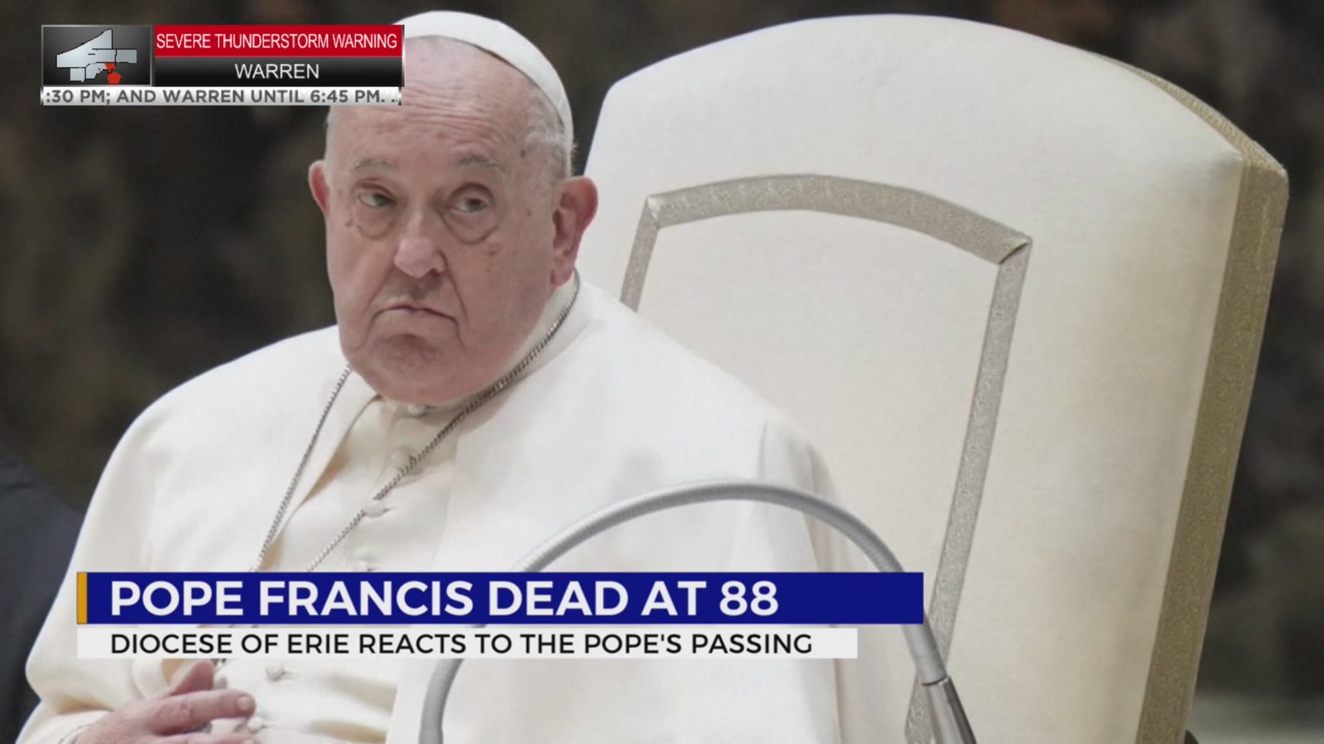 Bishop Lawrence Persico speaks on passing of Pope Francis – WJET/WFXP ...