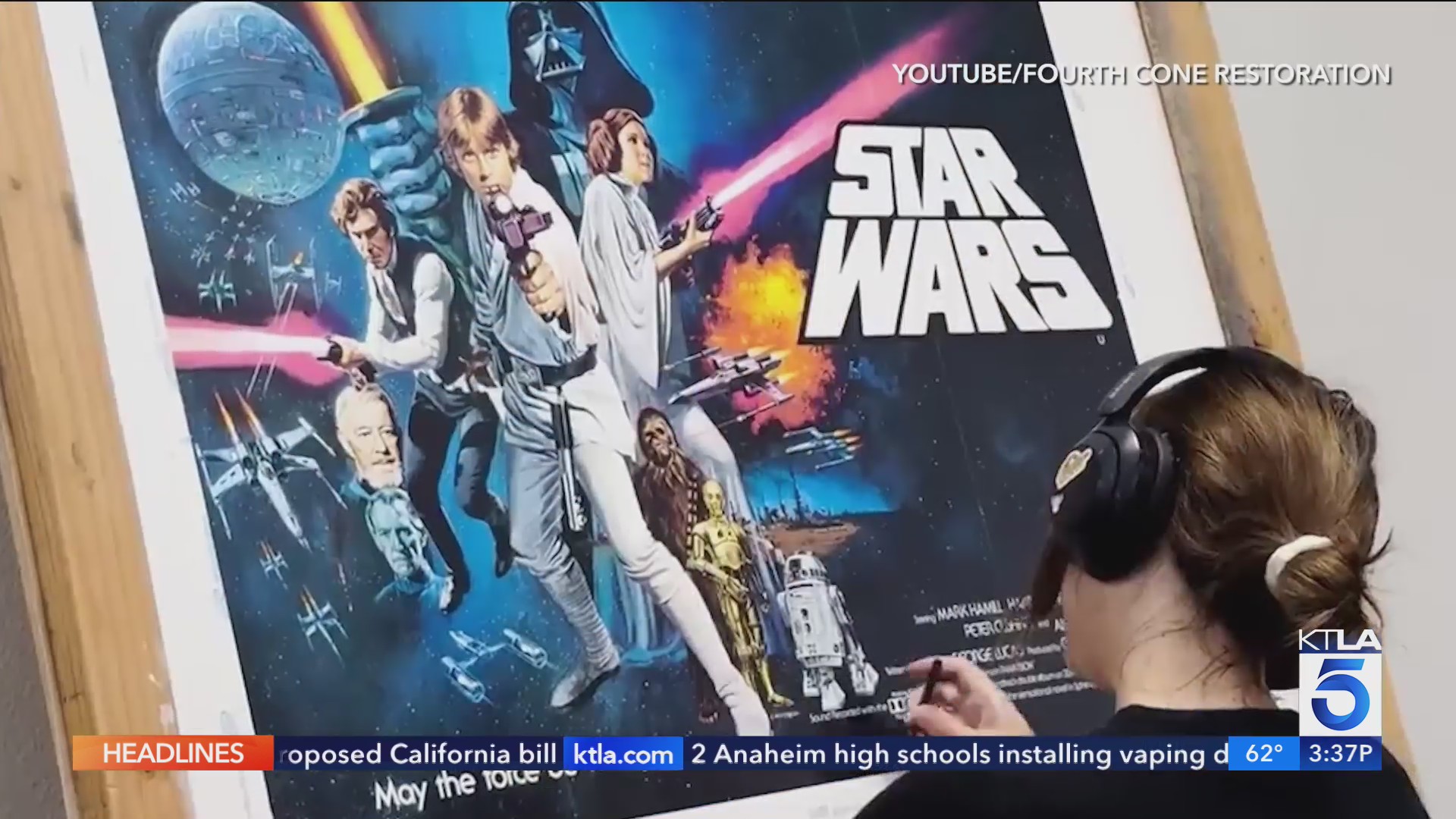 This tiny studio became a viral sensation for saving vintage posters – KTLA