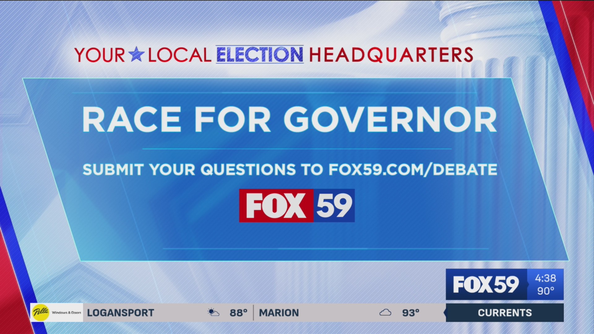 FOX59/CBS4 to host gubernatorial debate before November’s general ...