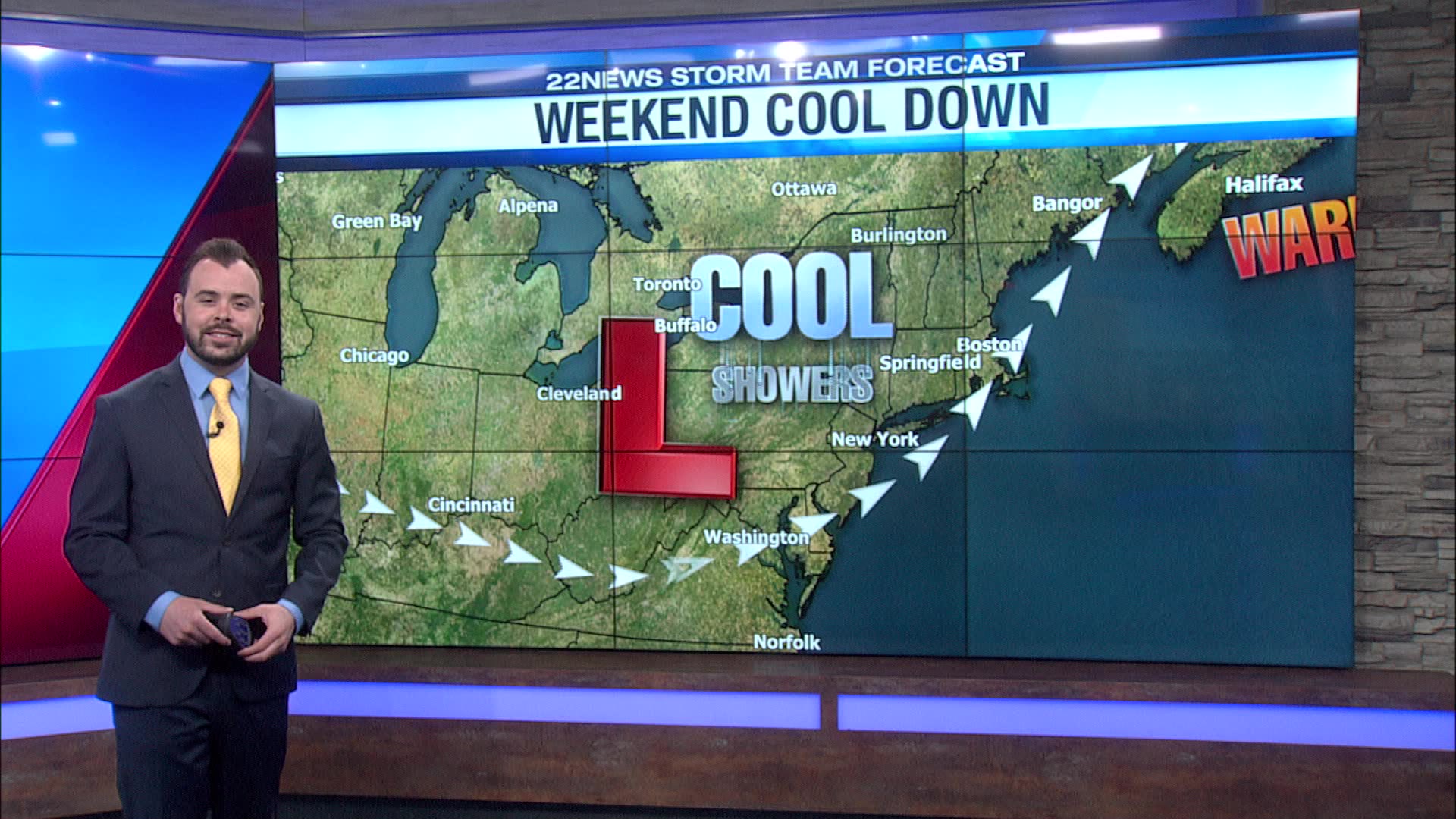 Weekend weather turns cool with chance for showers – WWLP