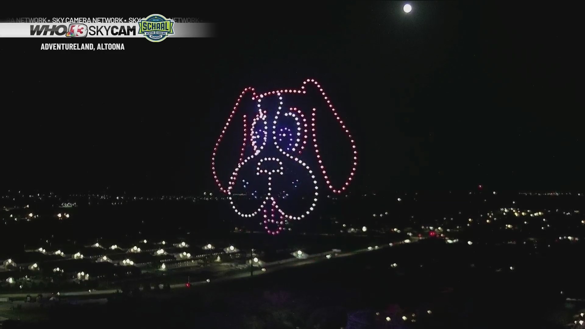 Adventureland celebrates anniversary with drone show – who13.com