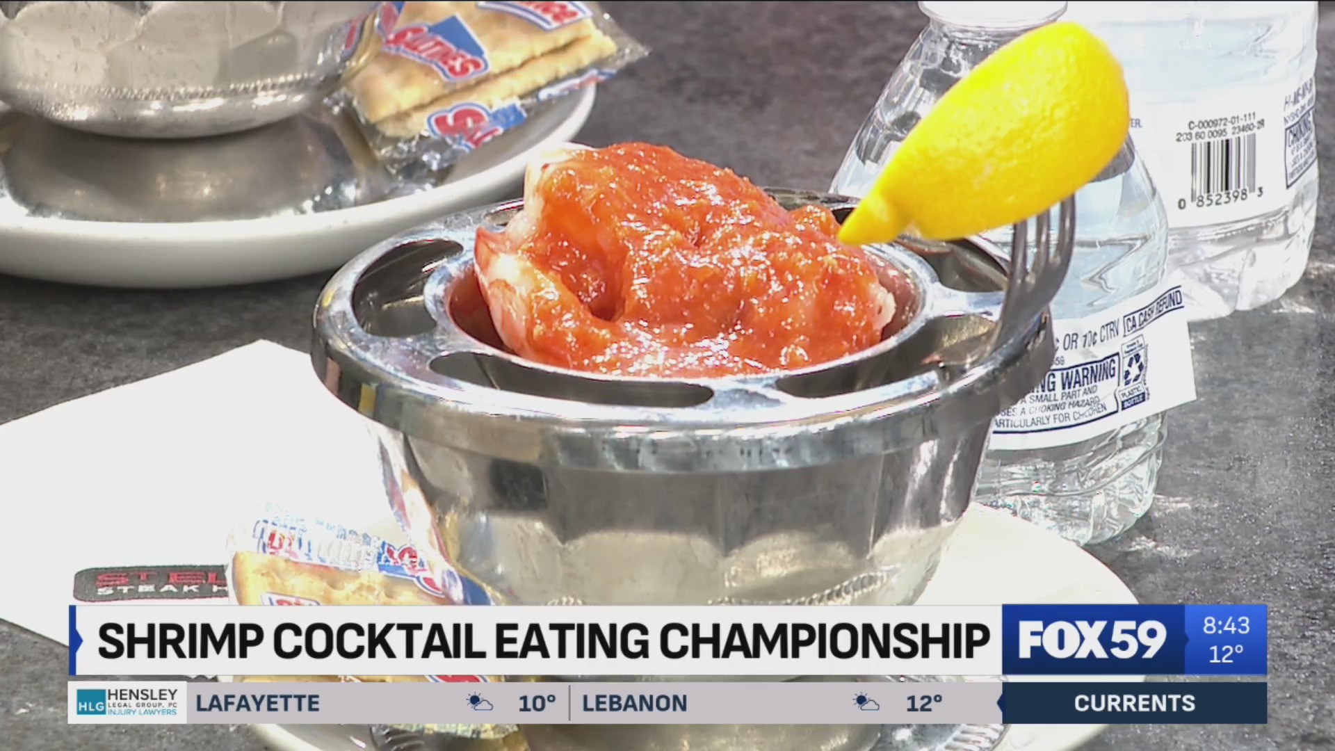 Morning team challenges Joey Chestnut to shrimp cocktail eating contest ...