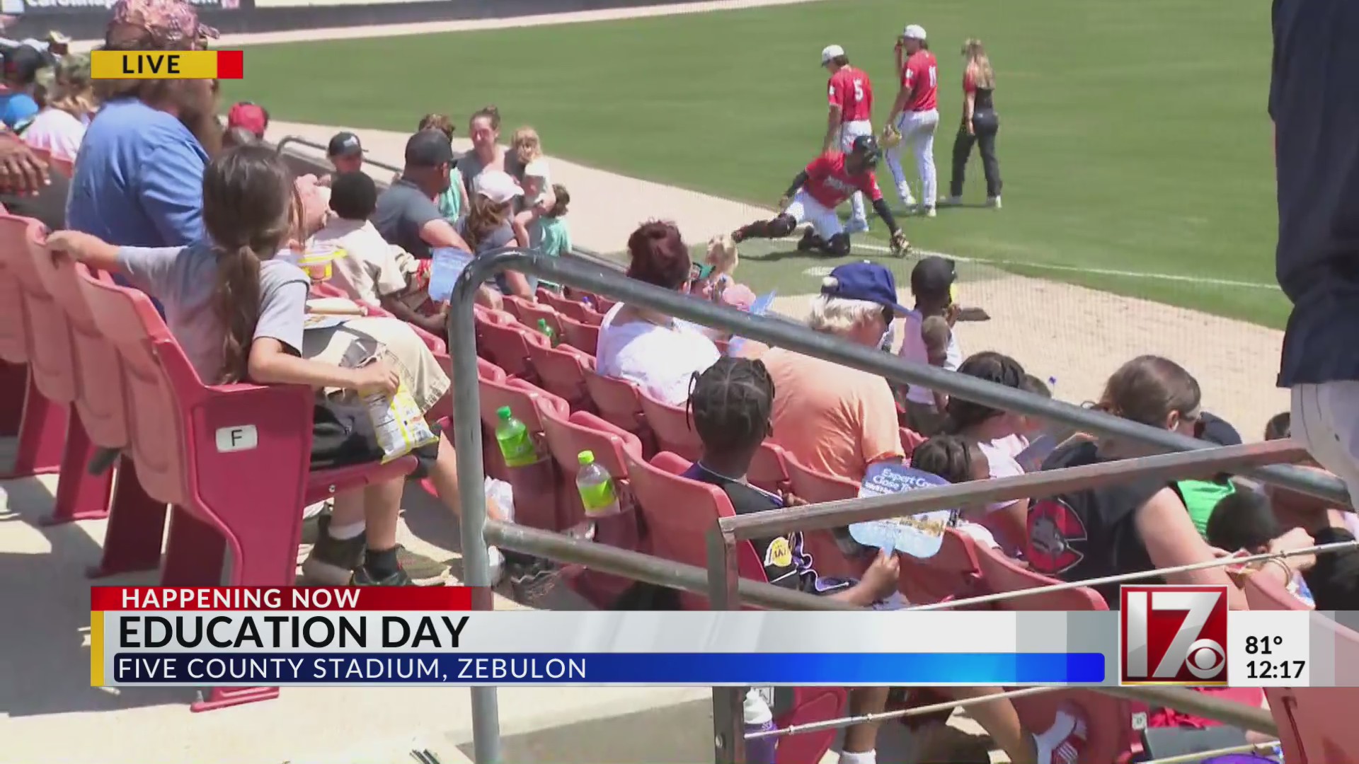 Education Day at Mudcats Stadium – CBS17.com