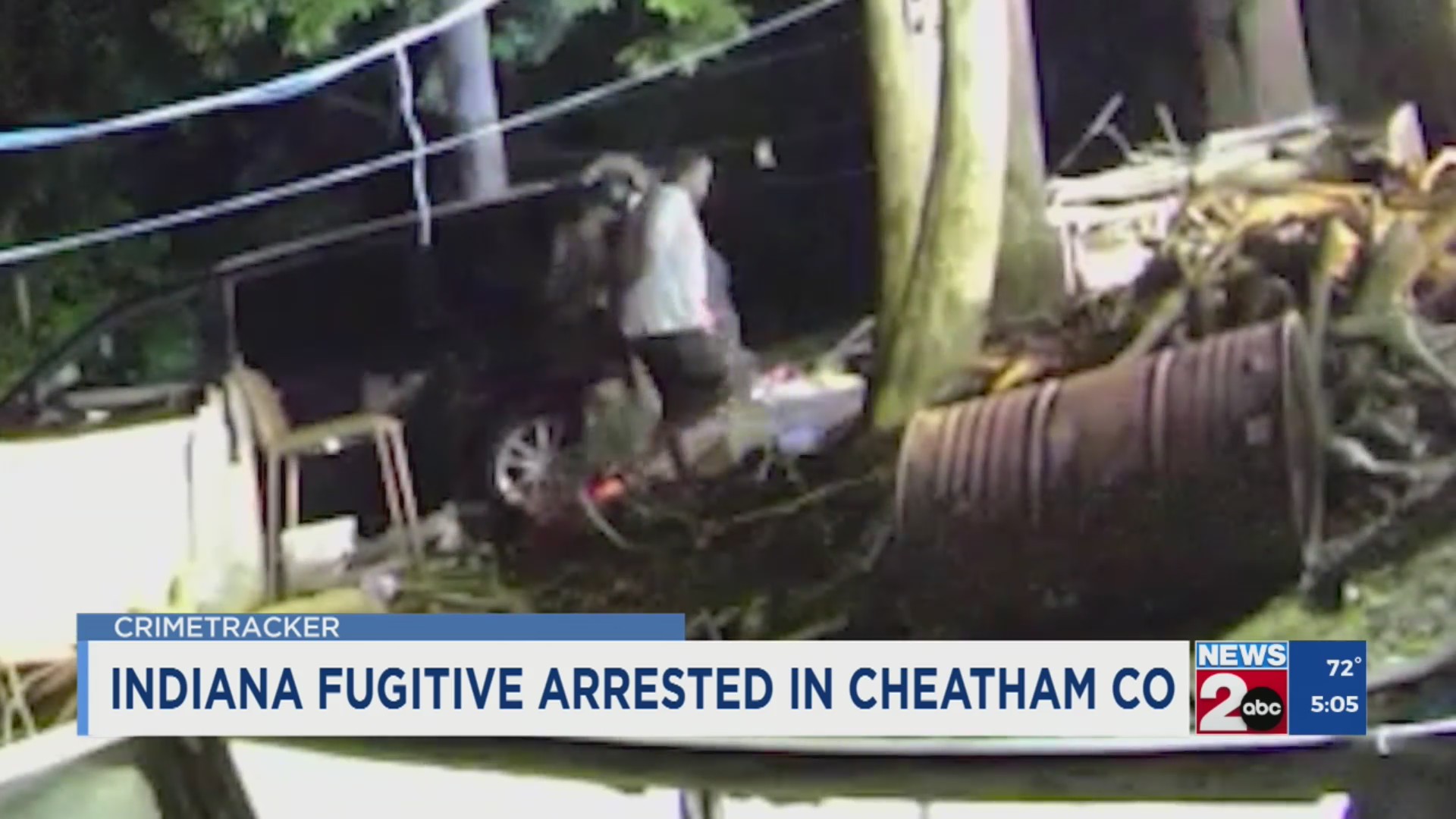 Indiana fugitive arrested in Cheatham County, TN – WKRN News 2