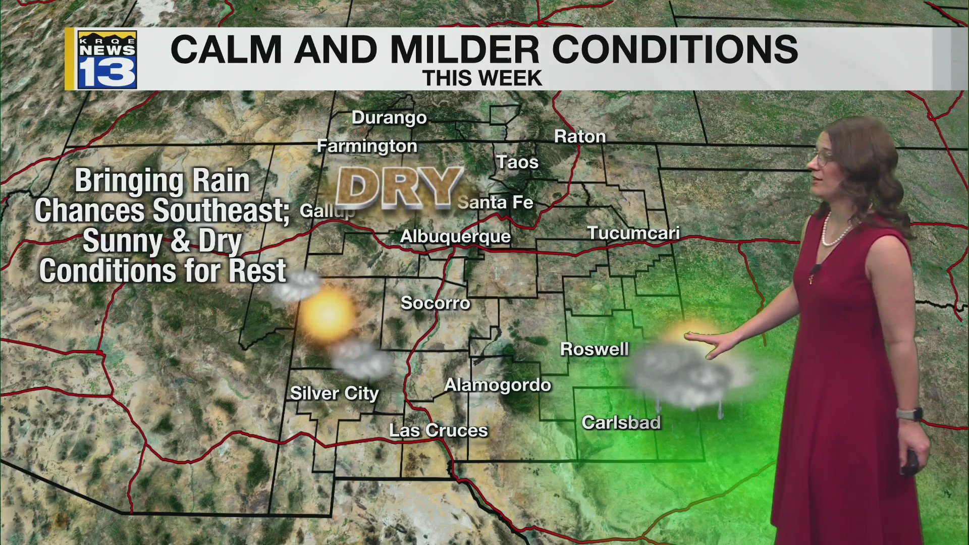 Calm and clear weather through the week – KRQE NEWS 13 – Breaking News ...