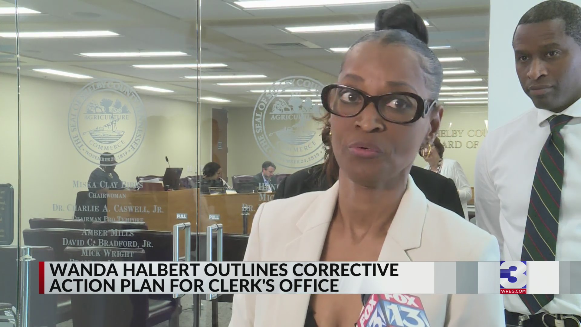 Halbert faces county leaders on corrective action update – WREG.com