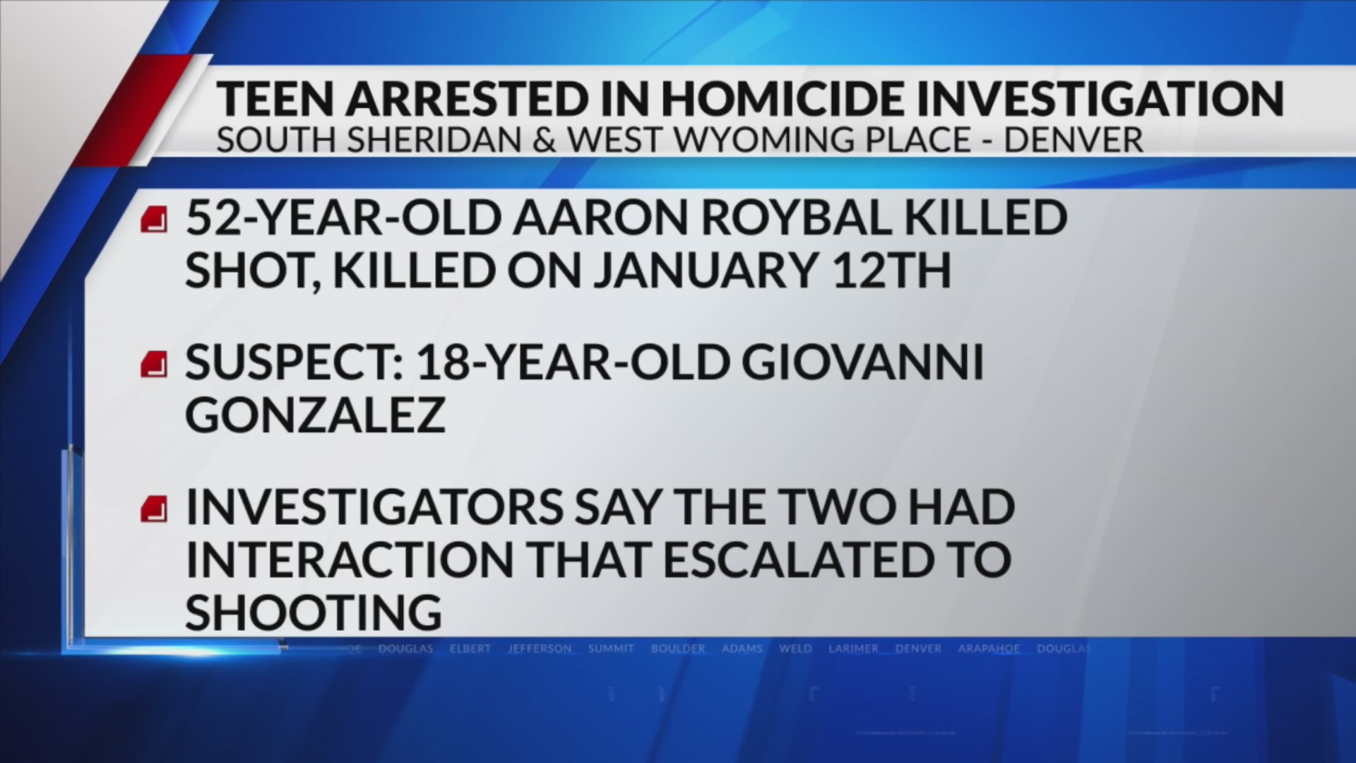 18-year-old arrested in southwest Denver homicide – FOX31 Denver