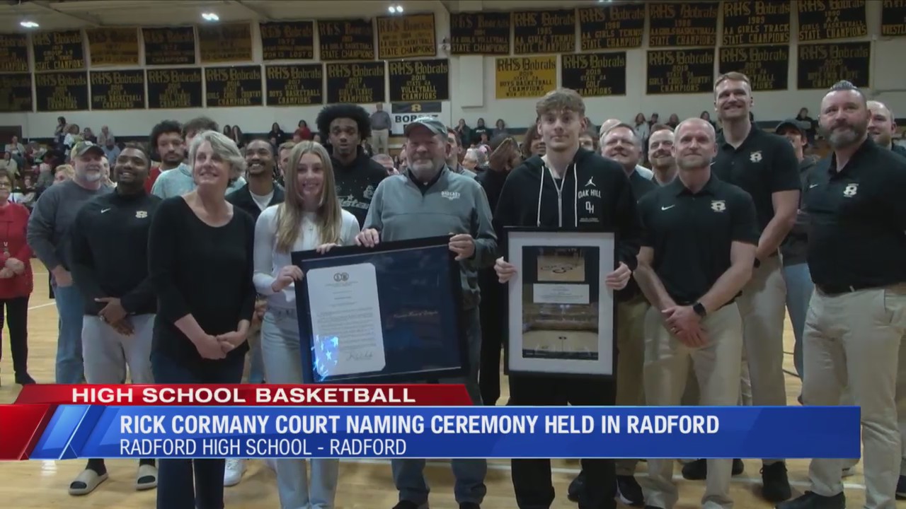 Rick Cormany court naming ceremony held in Radford – WFXRtv