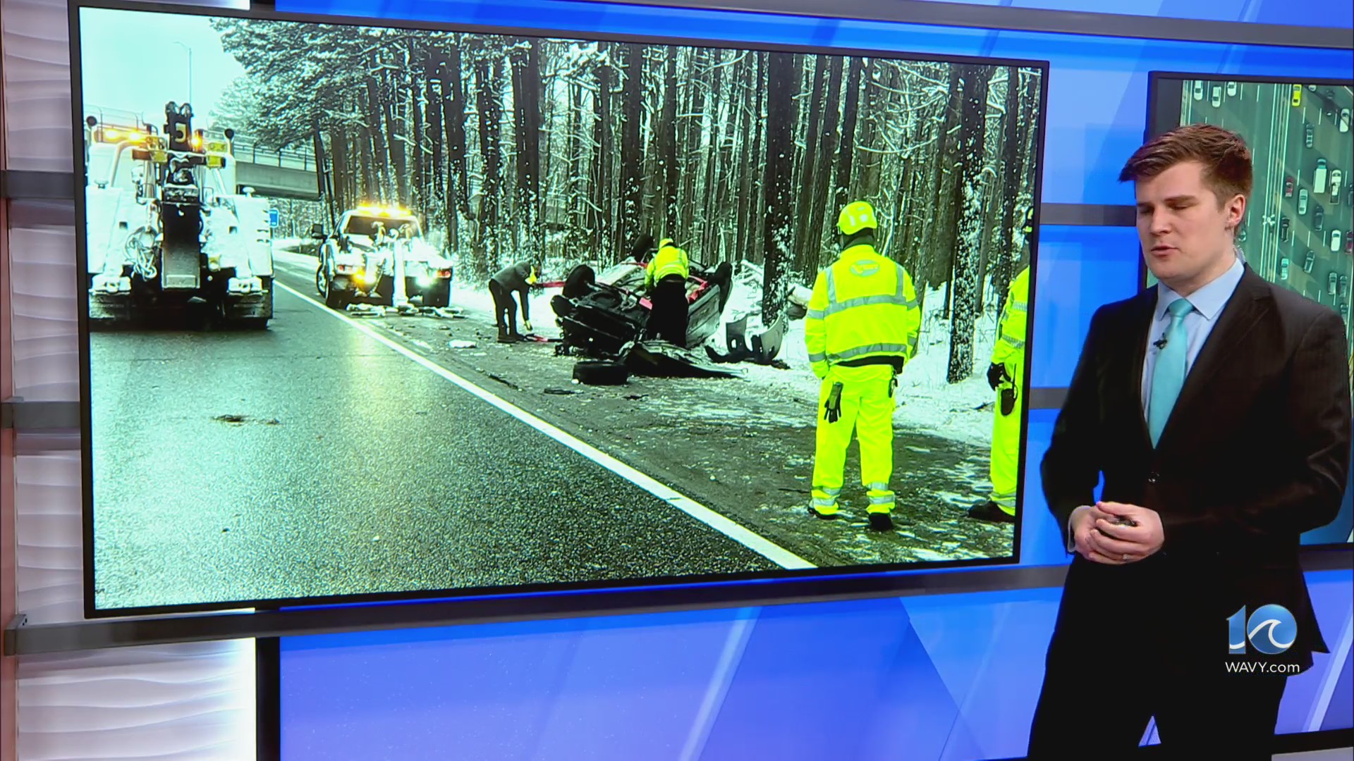VSP: Vehicle overturned, driver entrapped following crash near Atkinson ...