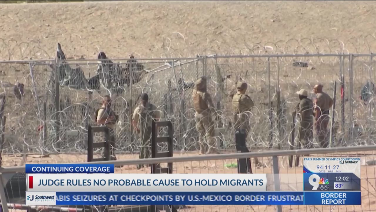 Judge finds no probable cause to hold migrants in county jail on state ...