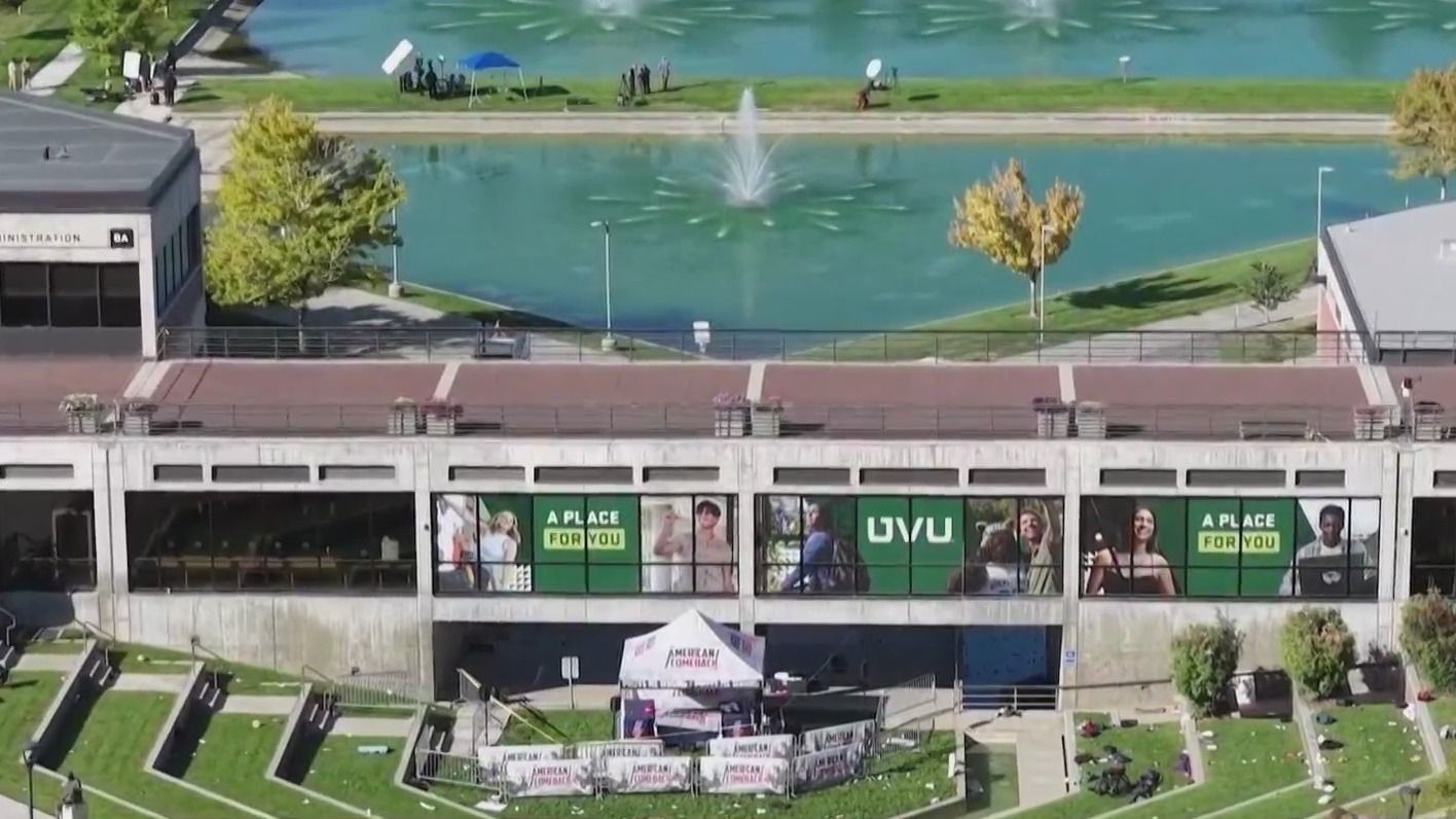 UVU campus reopens after Charlie Kirk shooting | Morning in America ...