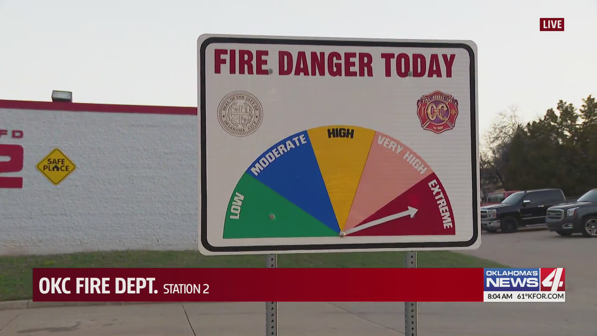 High fire danger expected in Oklahoma Friday – KFOR.com Oklahoma City