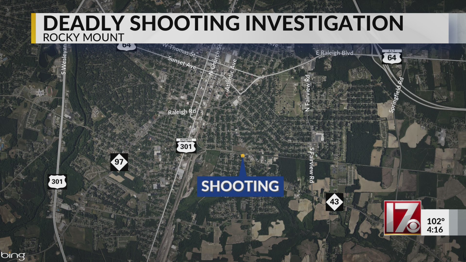 1 dead after early morning shooting in Rocky Mount, police say – CBS17.com