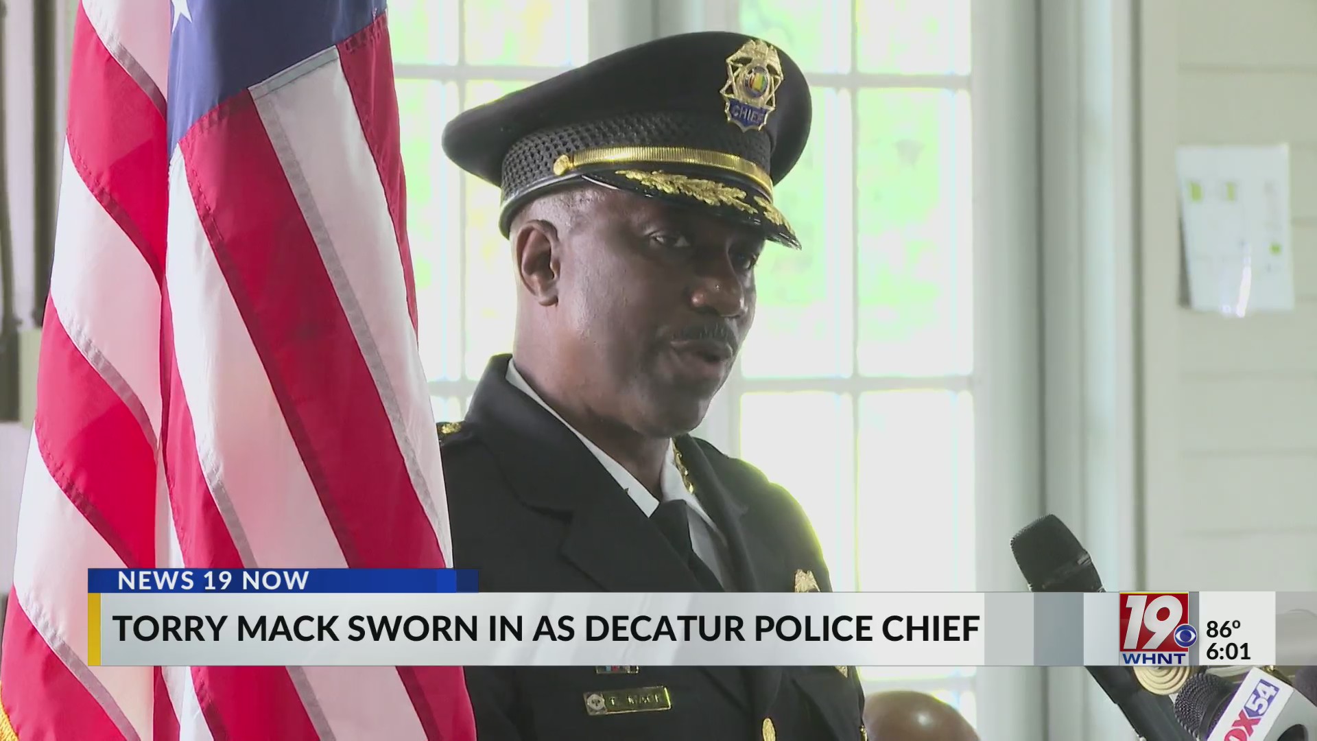 Torry Mack Sworn In As Decatur Police Chief | June 2, 2025 | News 19 at ...