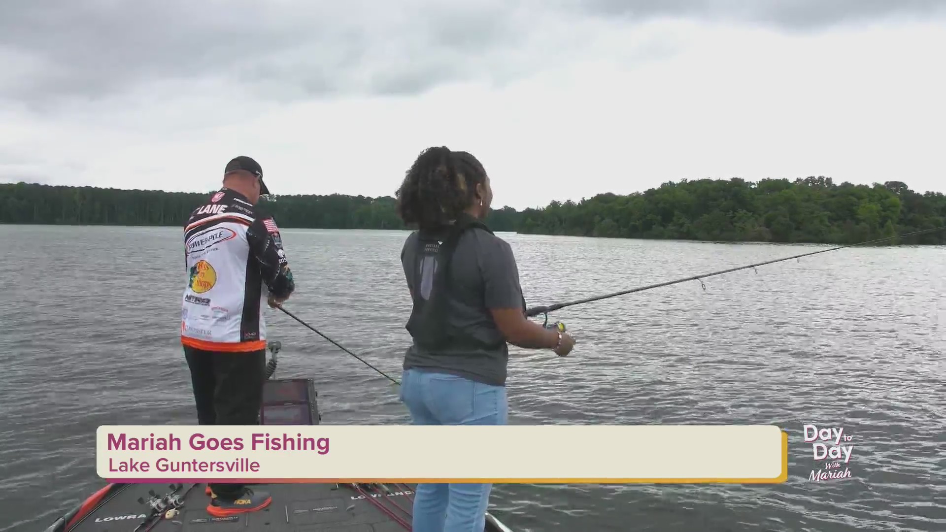 Mariah Goes Fishing: Bass Fishing with Professional Angler Chris Lane ...