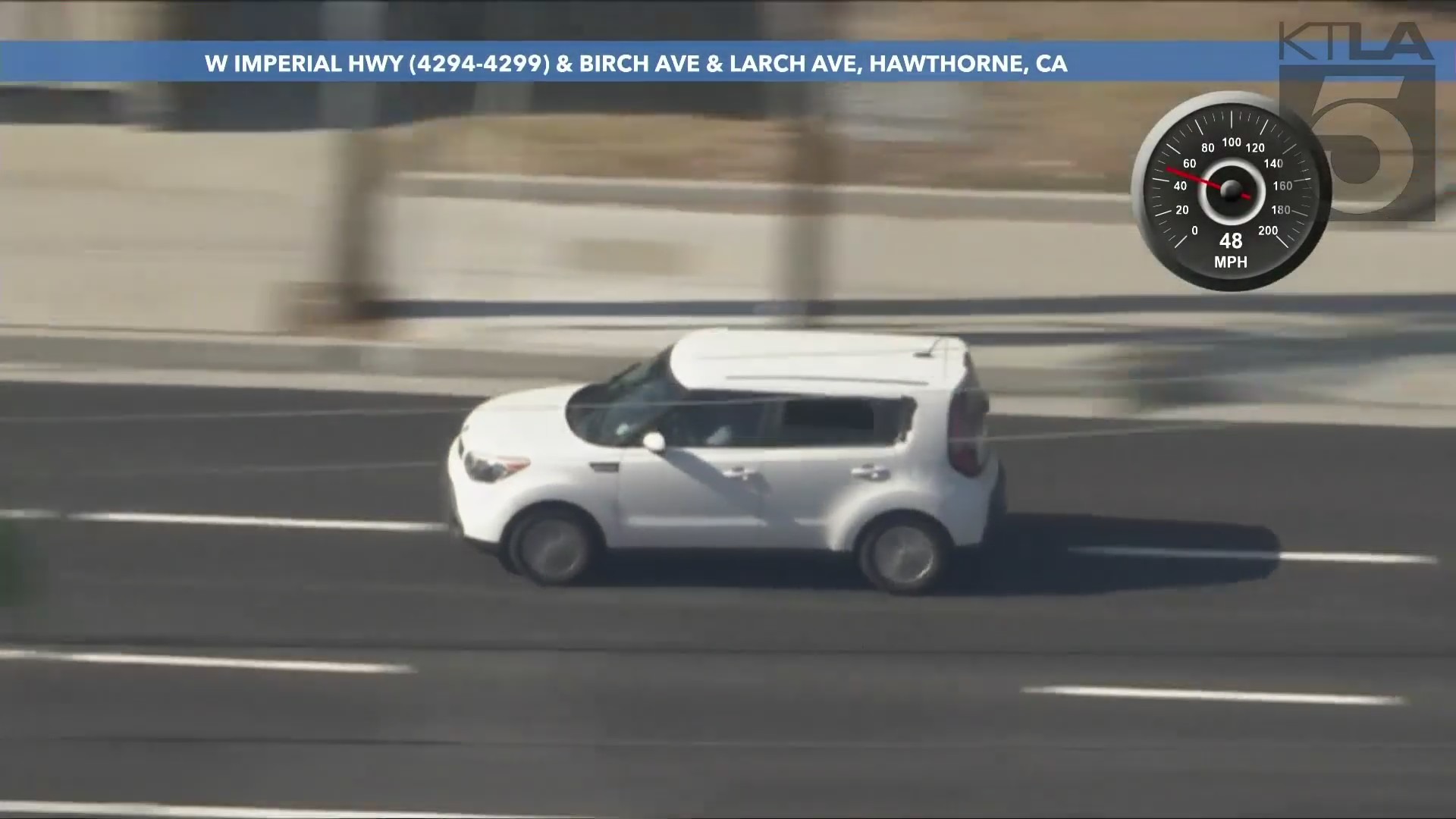 L.A. authorities follow erratic driver in suspected stolen vehicle – KTLA