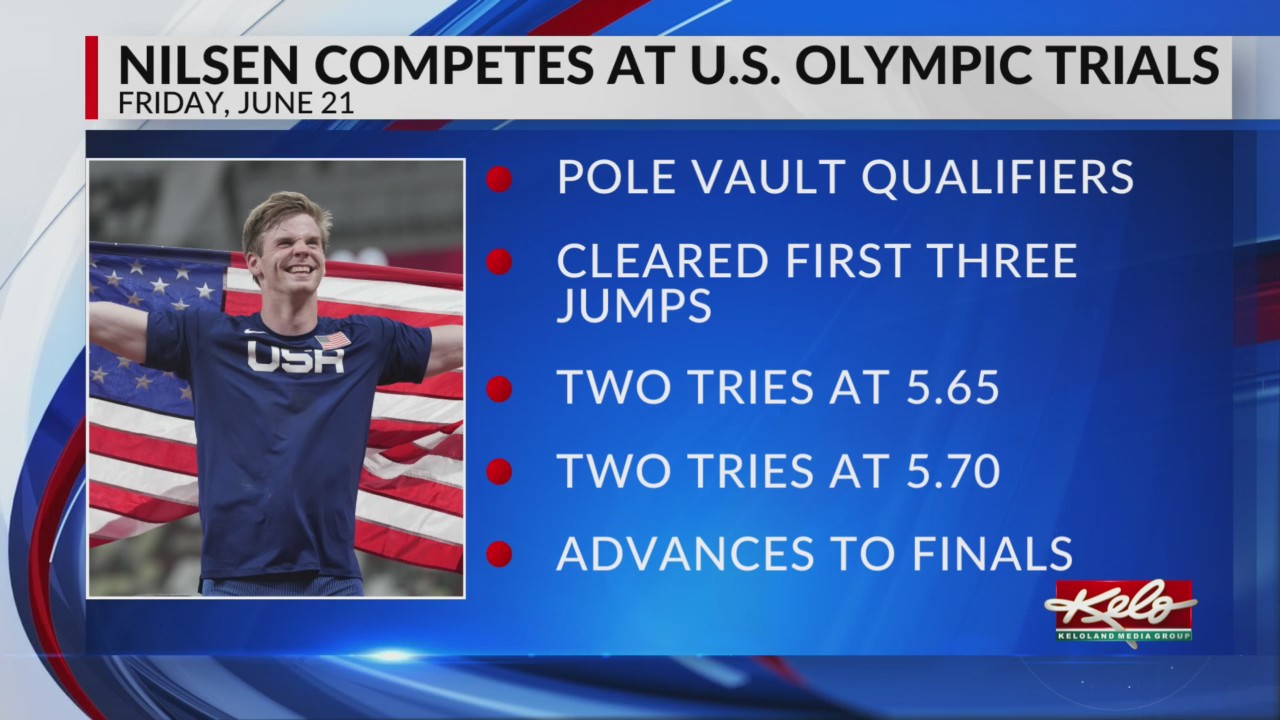 Nilsen advances to Olympic Trials Pole Vault Finals – KELOLAND.com