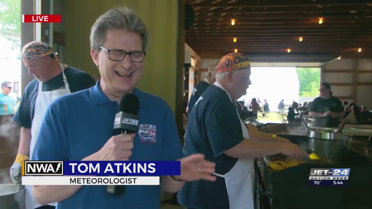 WATCH: Meteorologist Tom Atkins live at the Lake City Firemen’s ...