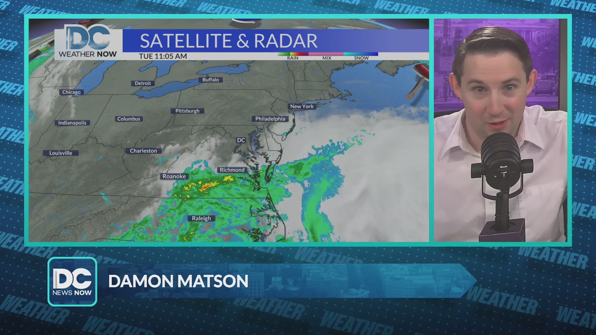 Clouds keep rolling in, showers arrive Wednesday – DC News Now | DC ...