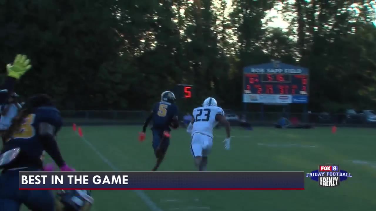 Shamarius Peterkin 70-yard touchdown catch – FOX8 WGHP