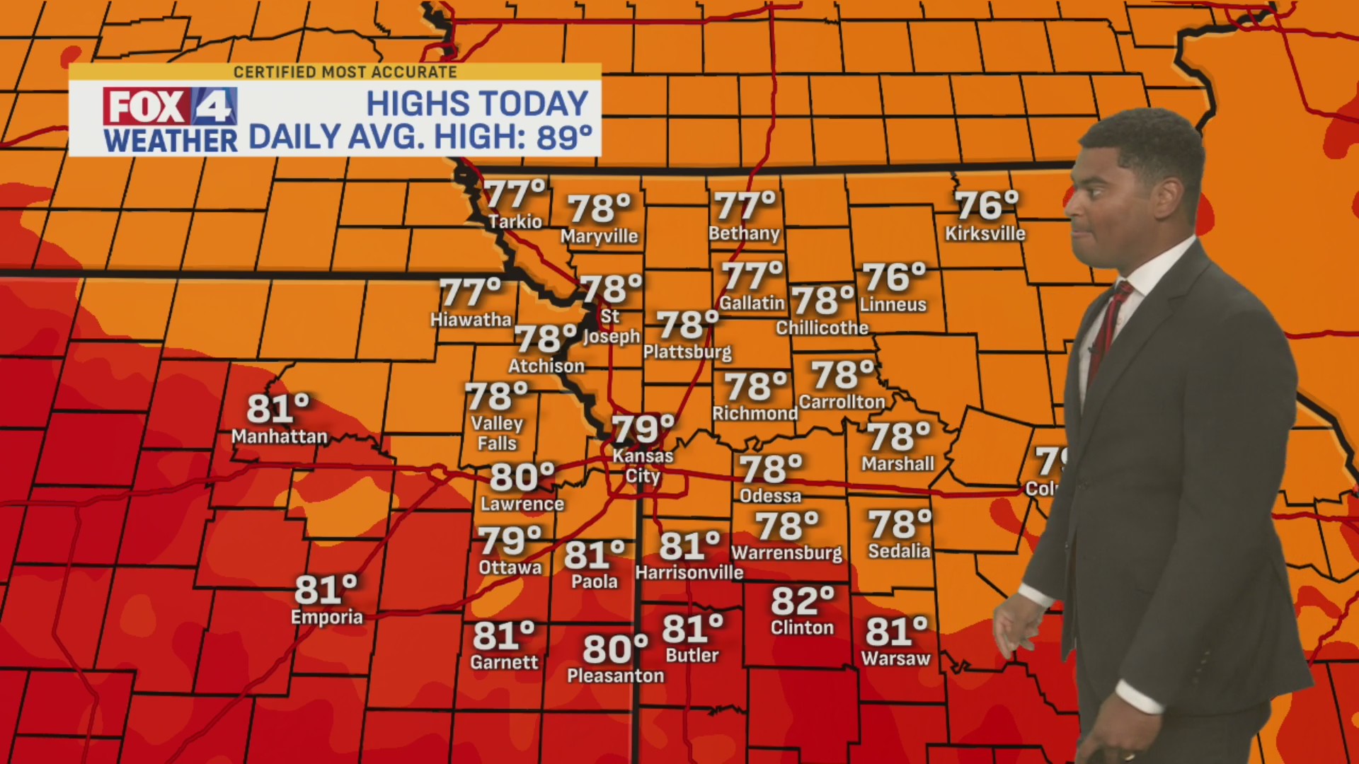 Saturday morning forecast – FOX 4 Kansas City WDAF-TV | News, Weather ...