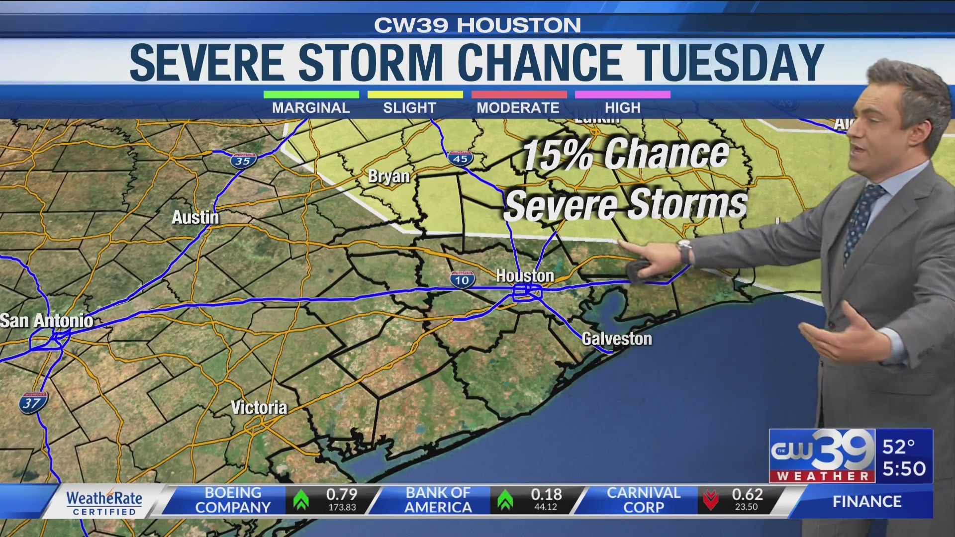 Severe weather chance Tuesday | CW39 HOUSTON – CW39 Houston