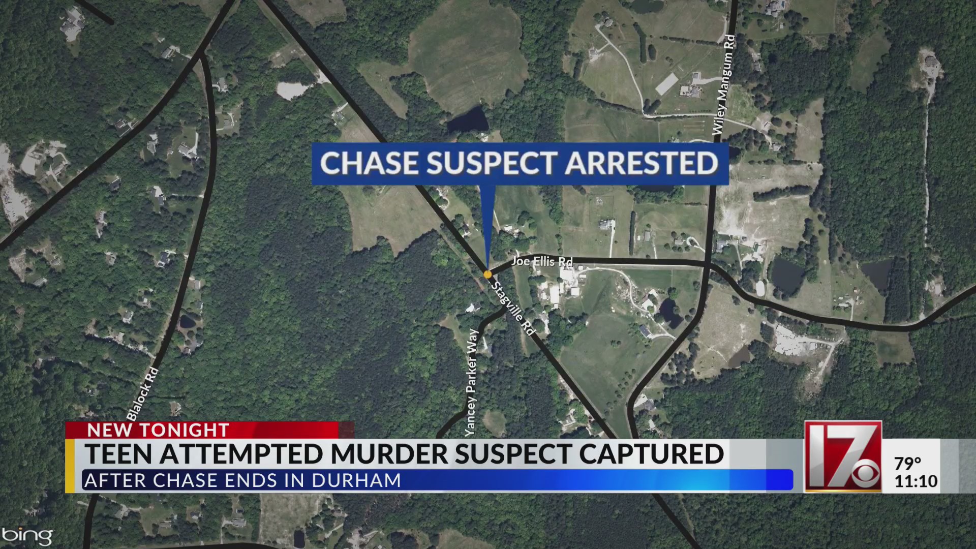 Teenage attempted murder suspect captured in Durham – CBS17.com