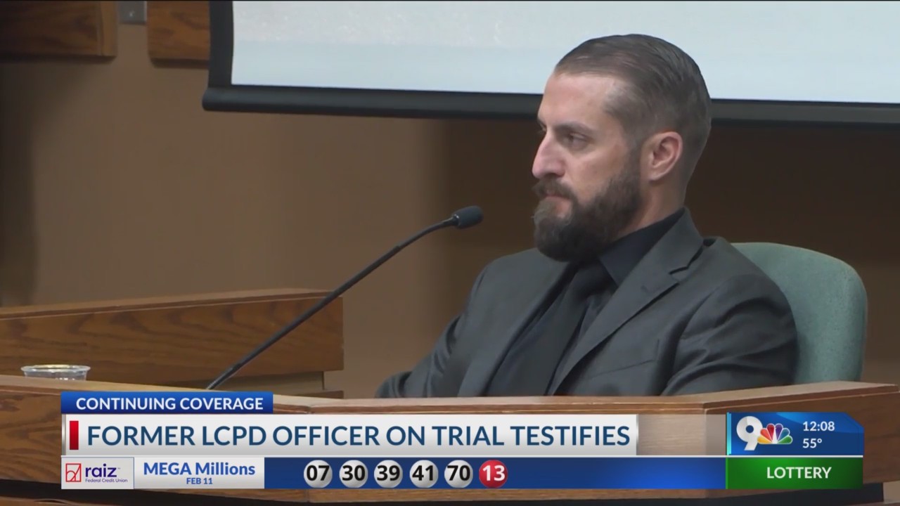 Former LCPD officer on trial testifies – KTSM 9 News
