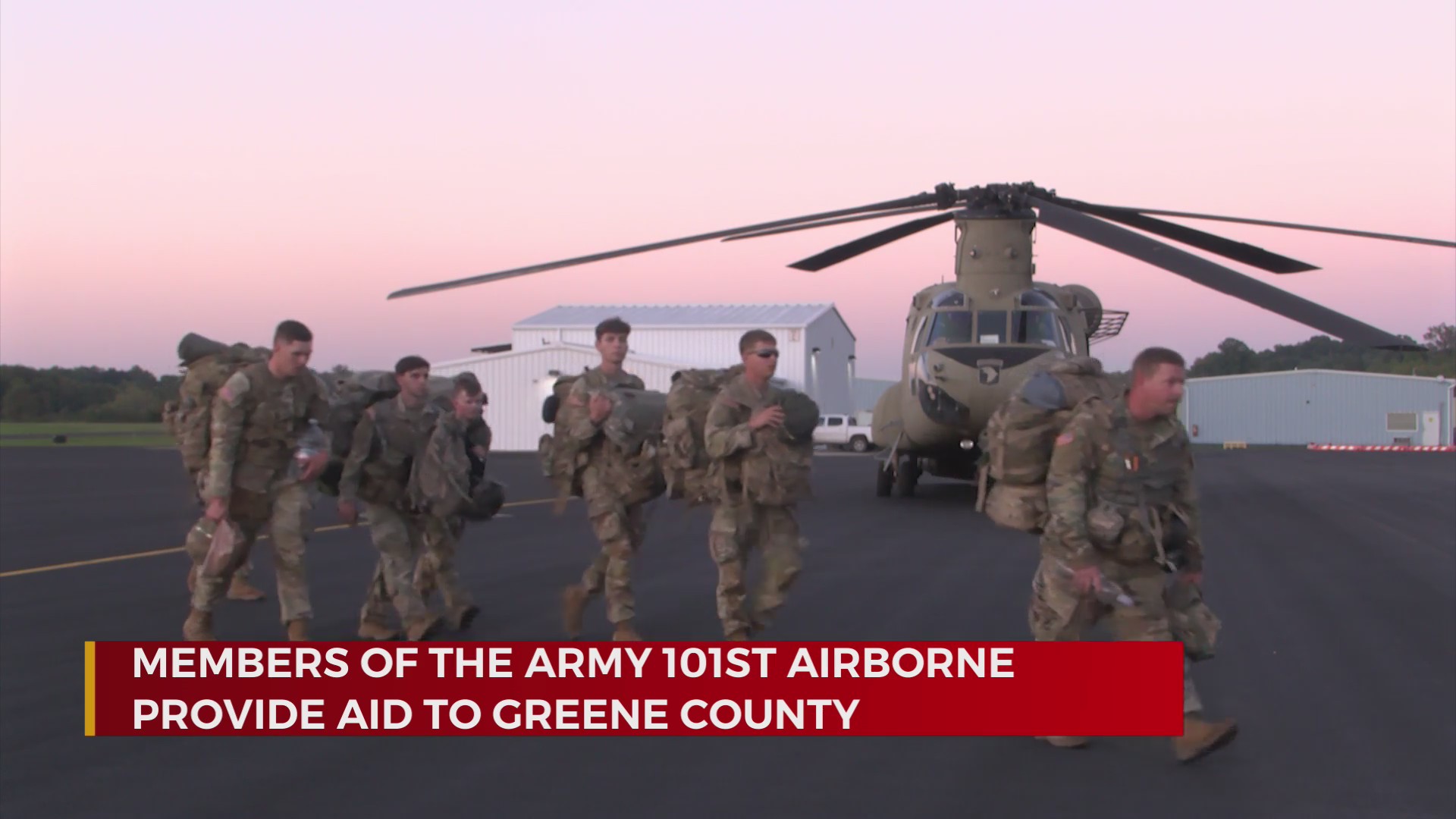 Army’s 101st Airborne Division lands in Greene Co. to provide aid ...