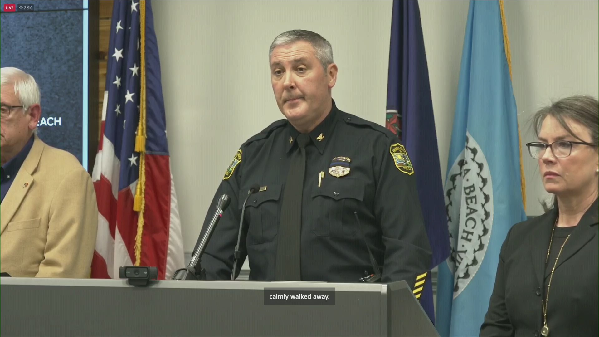 Virginia Beach PD press conference after two officers were shot ...