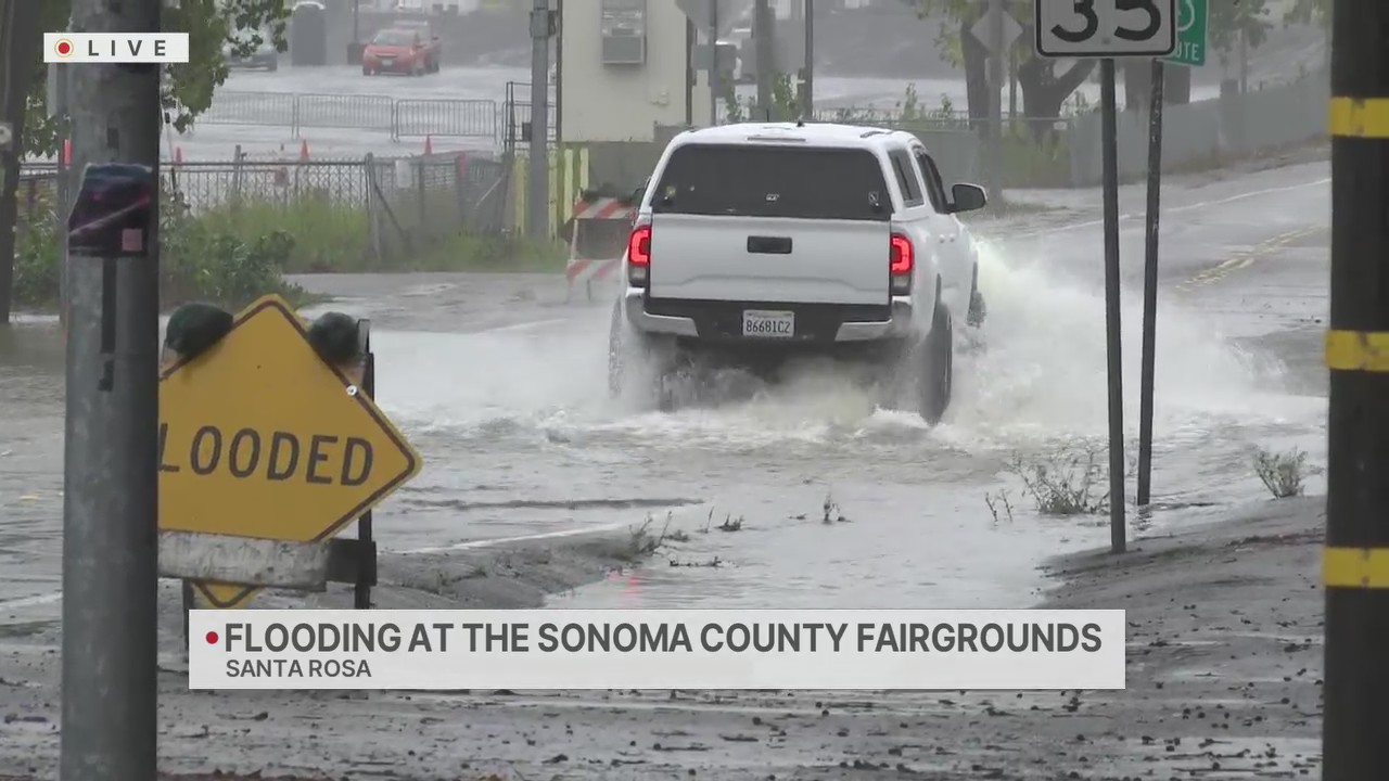 Sonoma County Fairgrounds in Santa Rosa sees flooding – KRON4