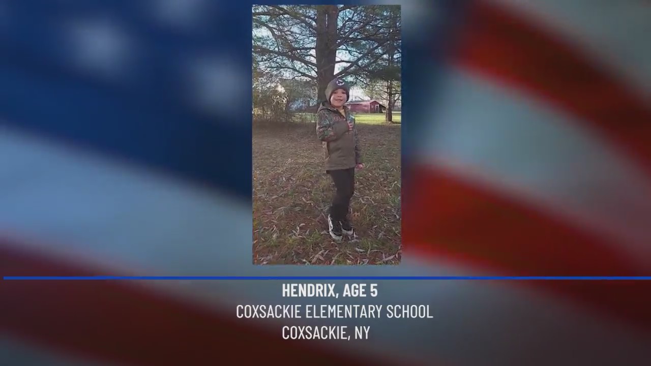 Hendrix gives us our daily Pledge of Allegiance! – NEWS10 ABC