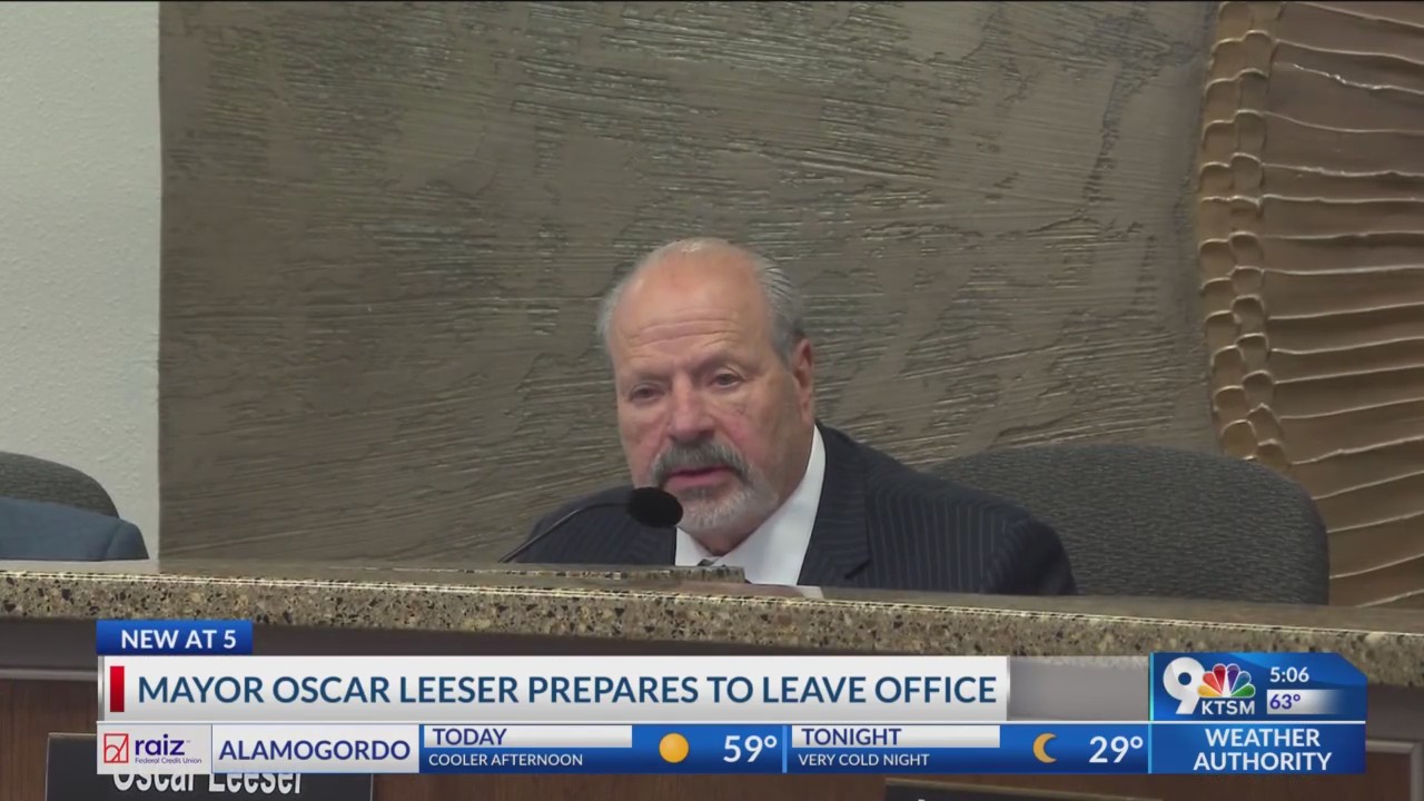 Mayor Oscar Leeser prepares to leave office – KTSM 9 News