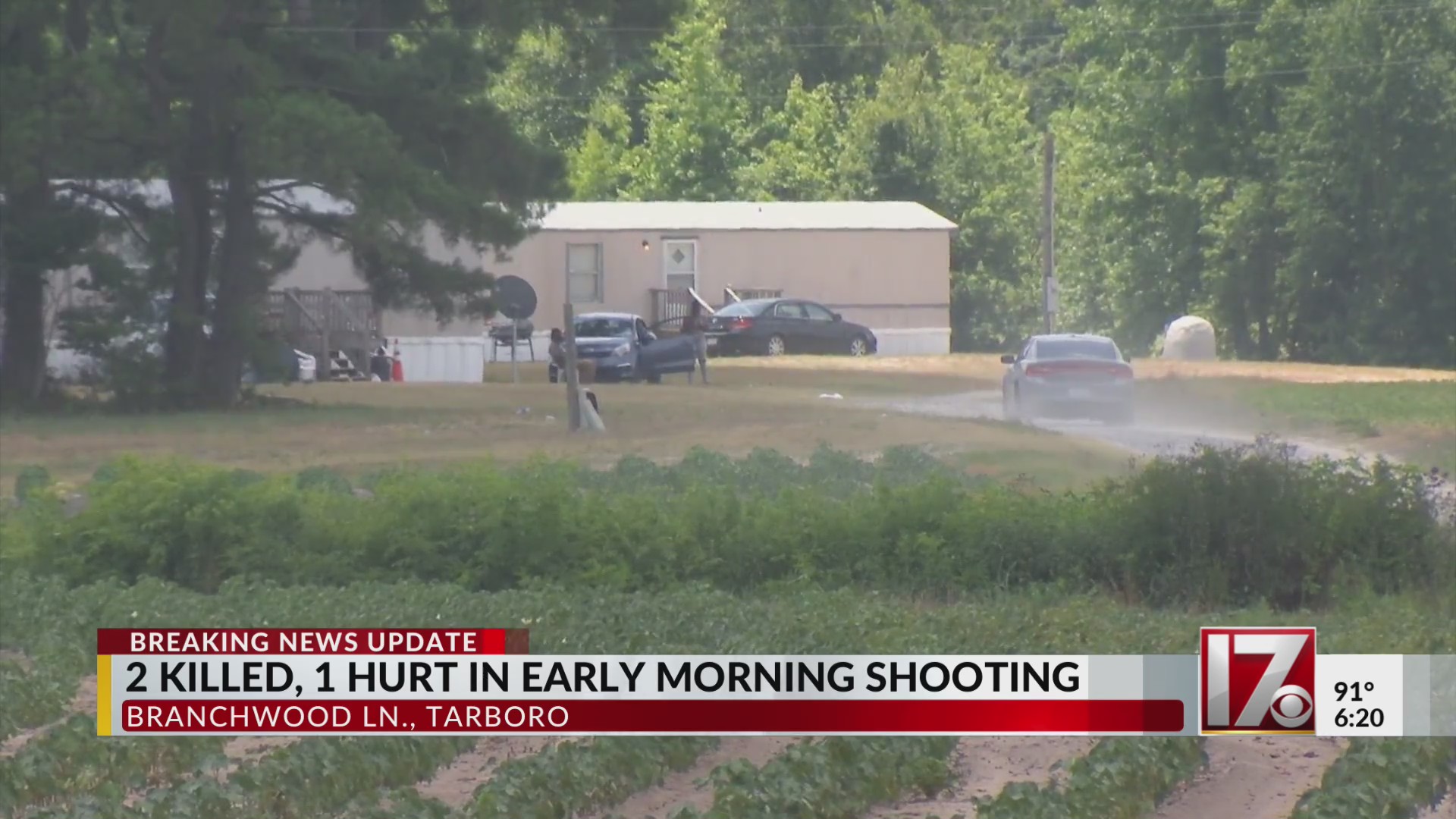 2 dead, 1 hurt in Edgecombe County shooting near Tarboro – CBS17.com