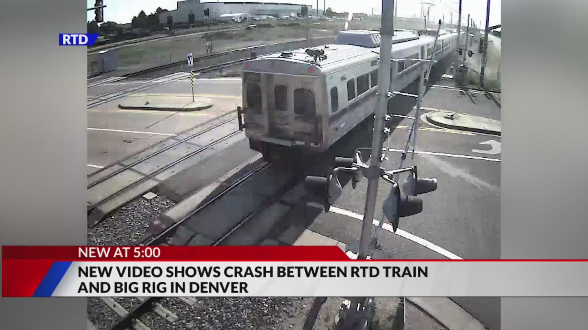 New video shows crash of RTD train and semitruck – FOX31 Denver
