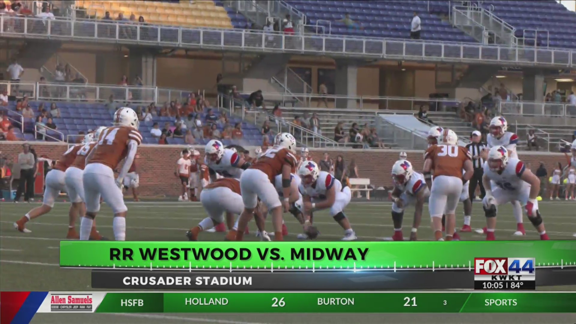 Friday Night Football Fever: Round Rock Westwood vs. Midway – KWKT – FOX 44