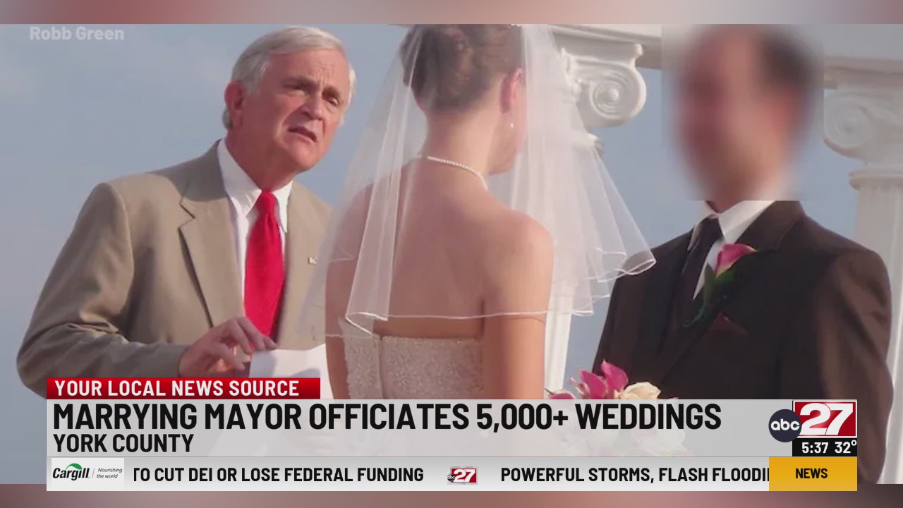 Former York County mayor, known as ‘marrying mayor,’ reaches milestone ...