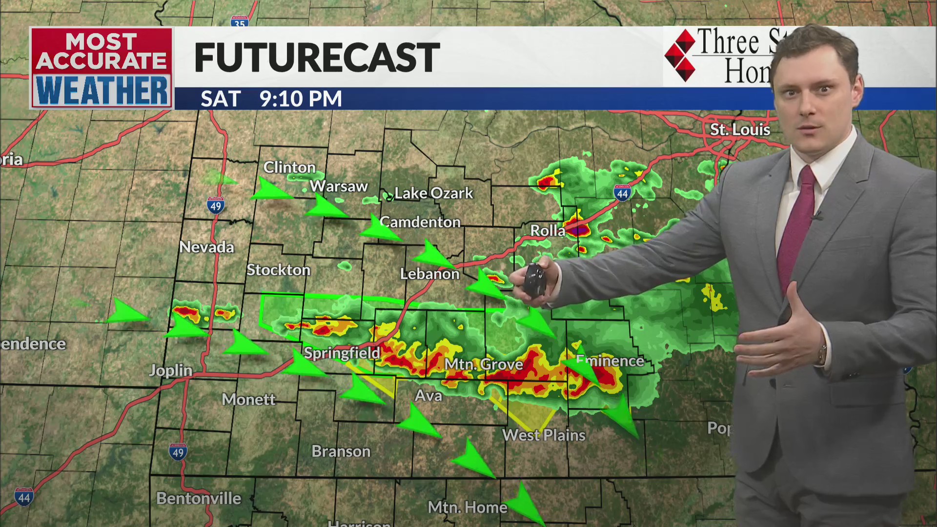 Thunderstorms dropping tennis ball sized hail with widespread flooding ...