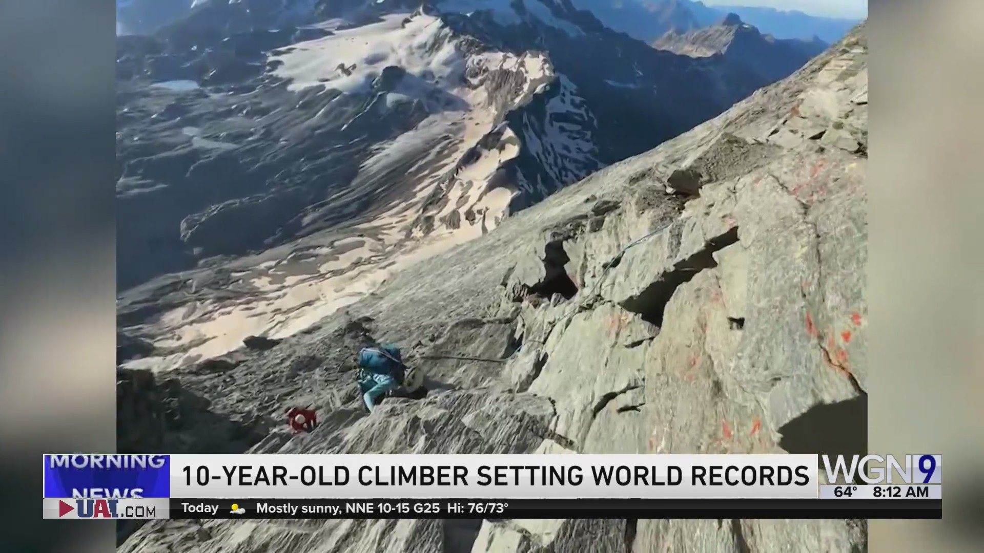 10 Year Old Climber Setting Records! – WGN-TV