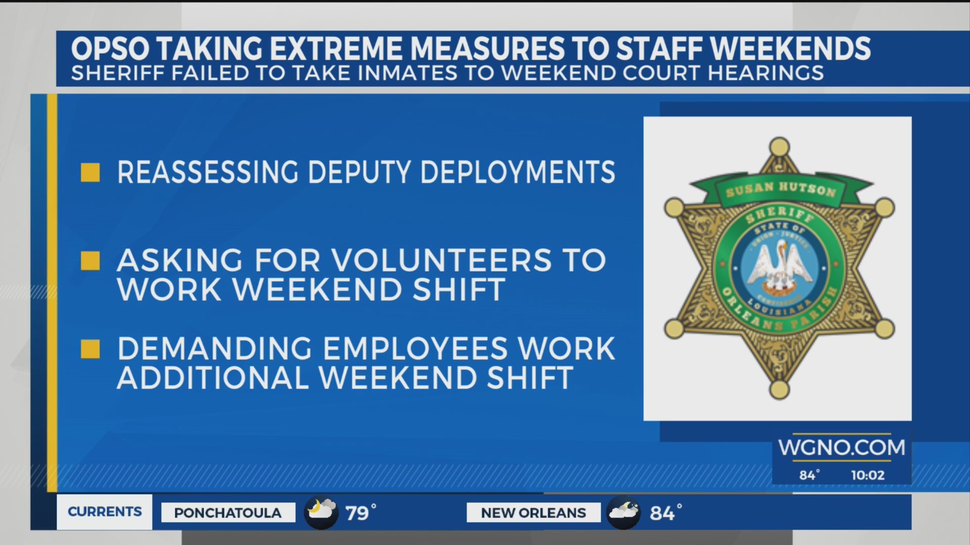 Orleans Parish Sheriff Susan Hutson sets plan to comply with court ...