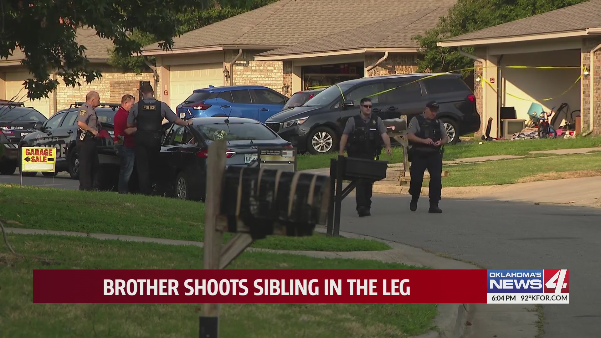 Brother Shoots Sibling In The Leg Oklahoma City