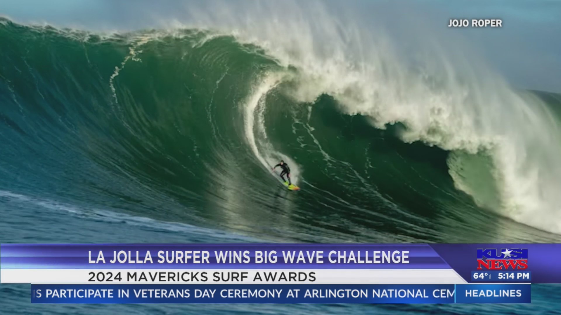 La Jolla surfer wins Big Wave Challenge at 2024 Mavericks Surf Awards ...