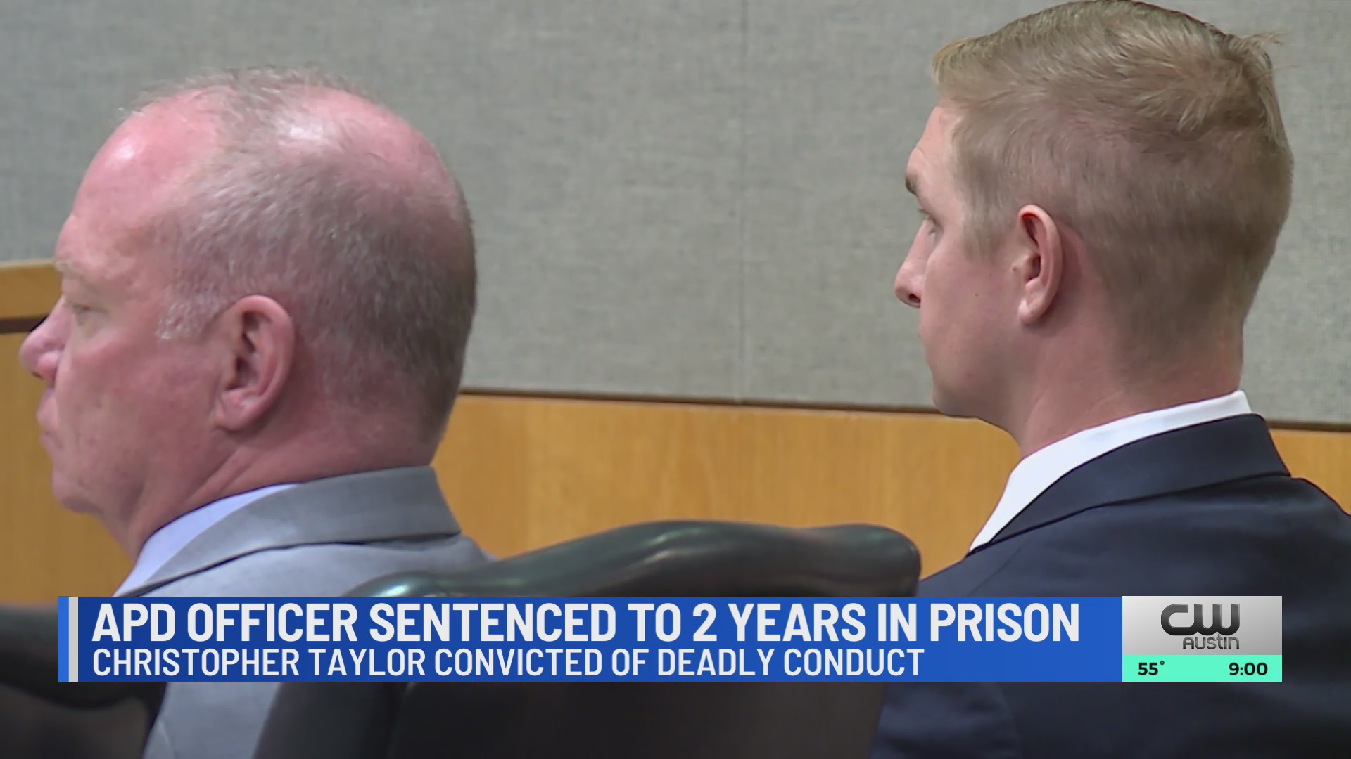 Christopher Taylor, an APD officer, was sentenced to 2 years in prison ...