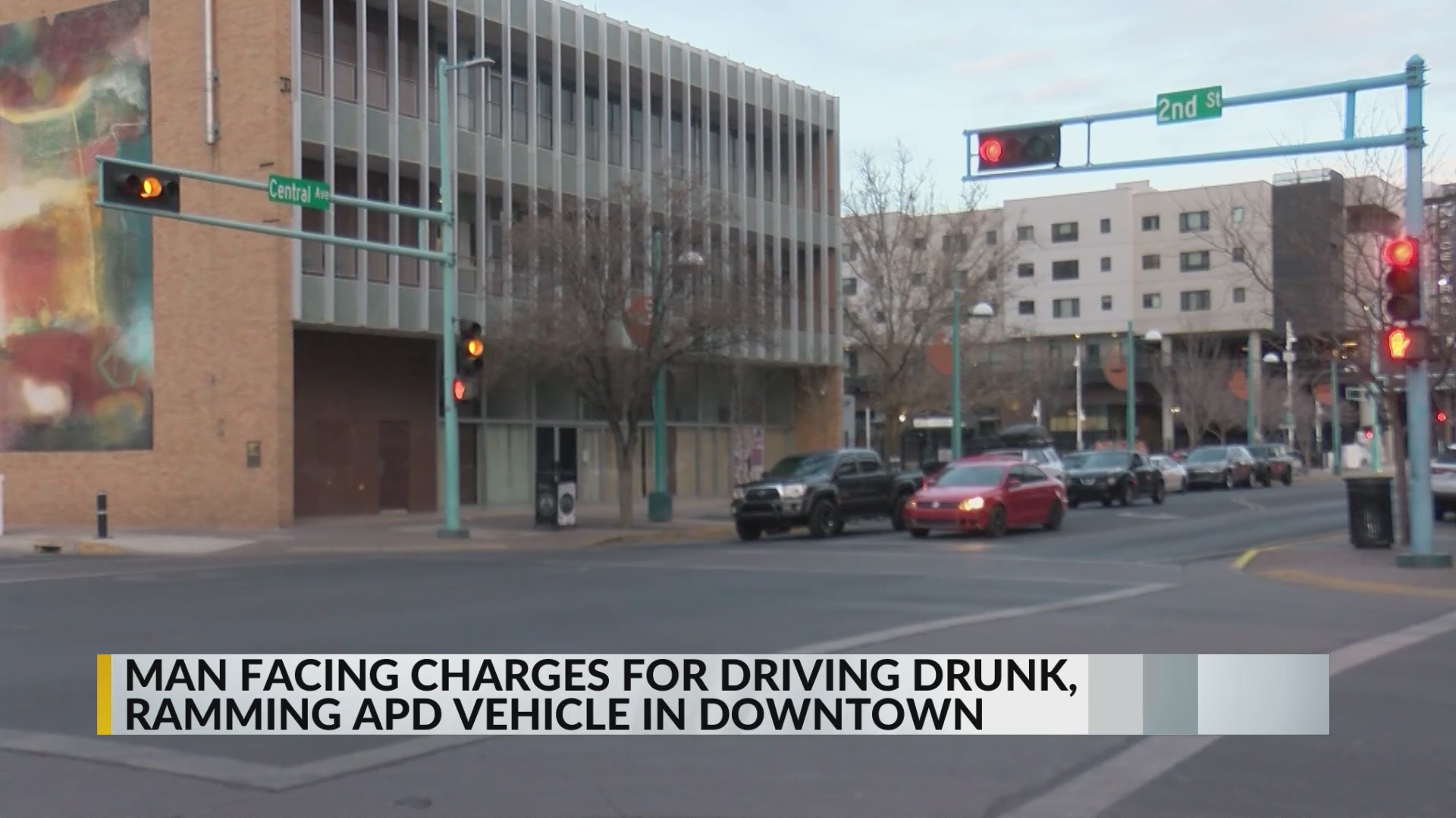 APD: Man racks up charges after ramming police vehicle – KRQE NEWS 13 ...
